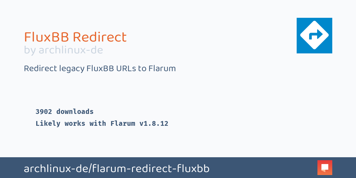FluxBB Redirect by archlinux-de - Flarum