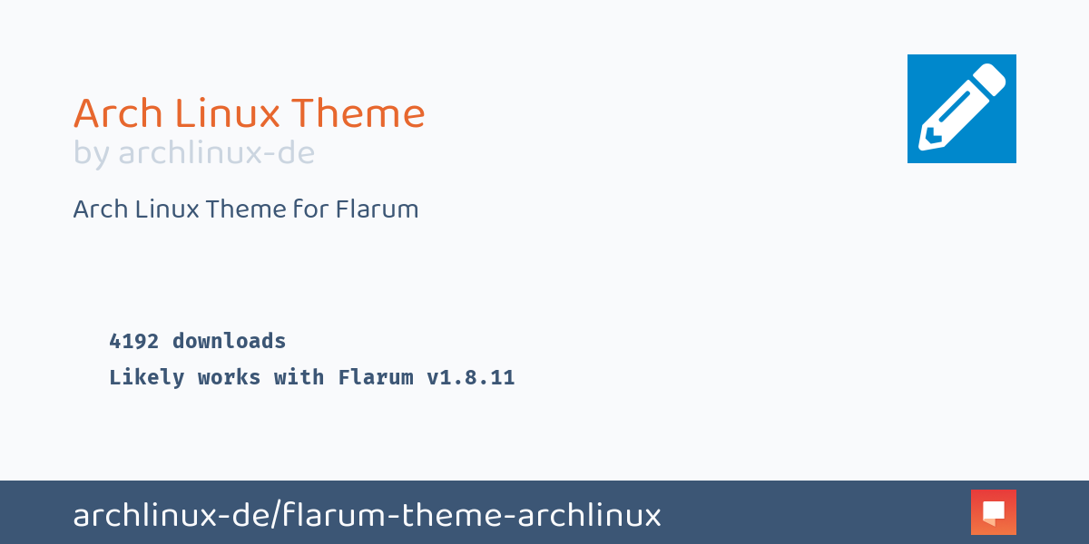 Arch Linux Theme by archlinux-de - Flarum