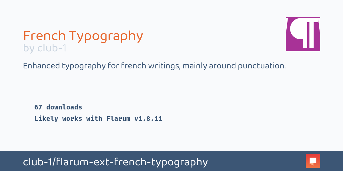 French Typography by club-1 - Flarum