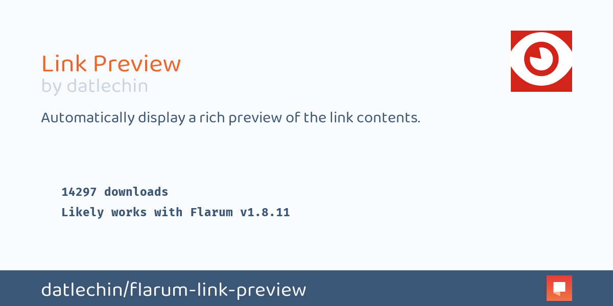 Link Preview by datlechin - Flarum
