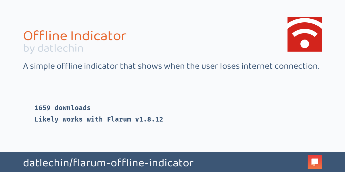 Offline Indicator by datlechin - Flarum