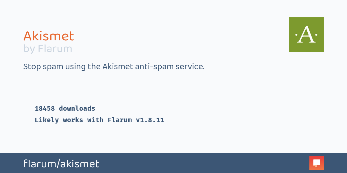 Akismet by Flarum - Flarum