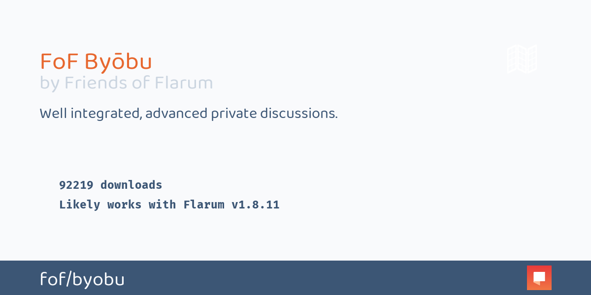 FoF Byōbu by Friends of Flarum - Flarum