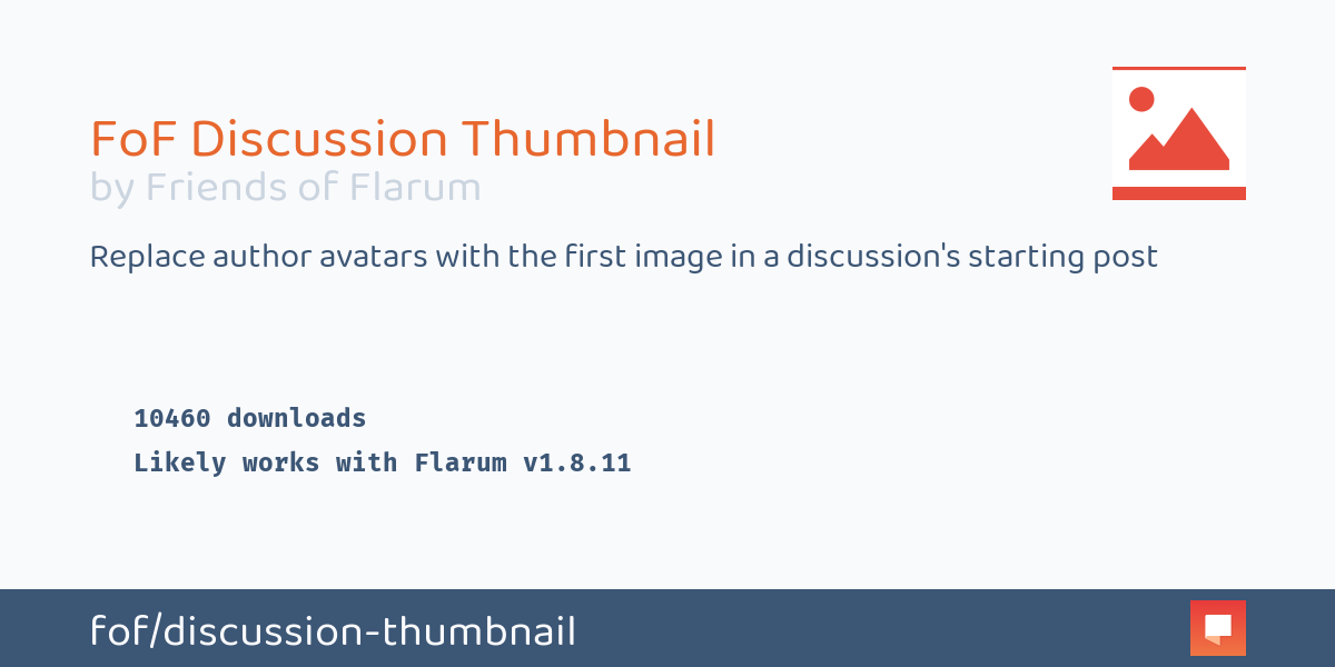 FoF Discussion Thumbnail by Friends of Flarum - Flarum