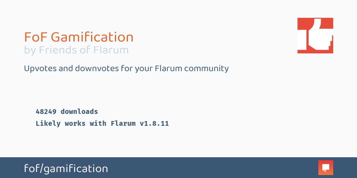 FoF Gamification by Friends of Flarum - Flarum