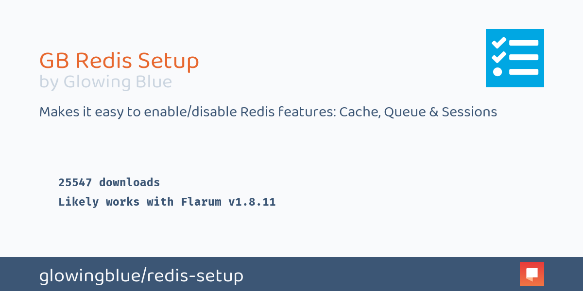 GB Redis Setup by Glowing Blue - Flarum