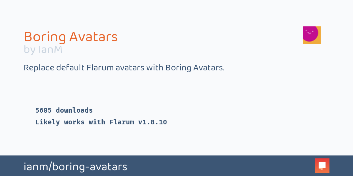 Boring Avatars by IanM - Flarum Boring Avatars by IanM - Flarum
