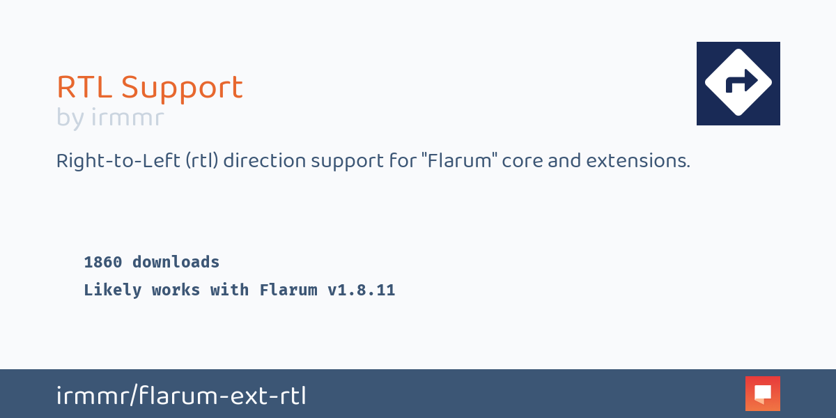 RTL Support by irmmr - Flarum