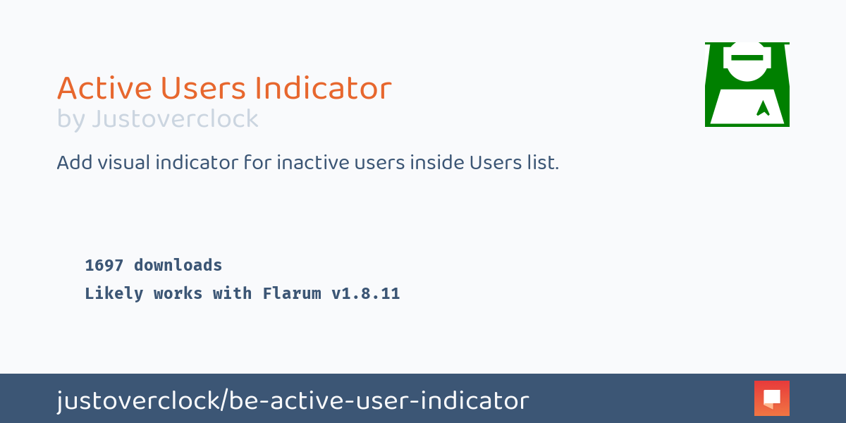 Active Users Indicator by Justoverclock - Flarum