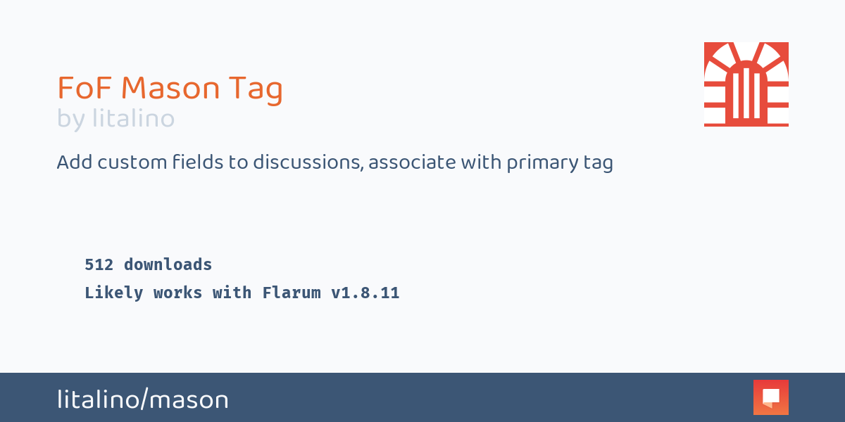 FoF Mason Tag by litalino - Flarum