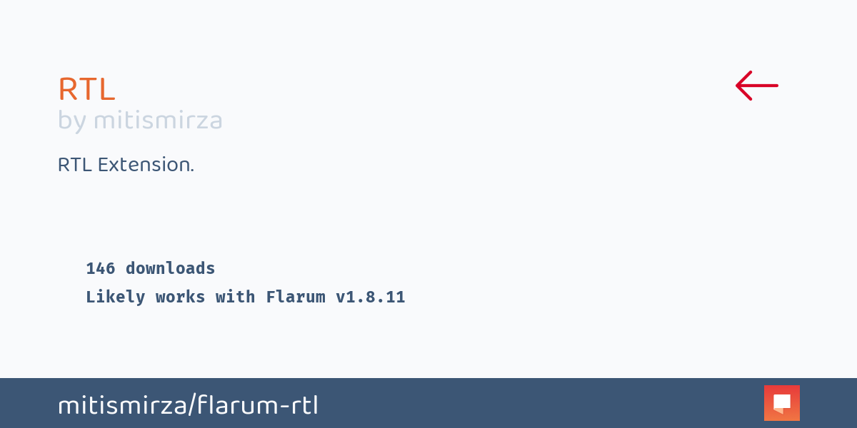 RTL by mitismirza - Flarum