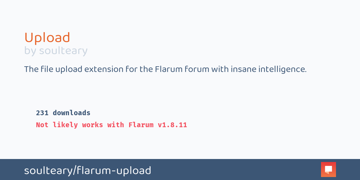 Upload by soulteary - Flarum