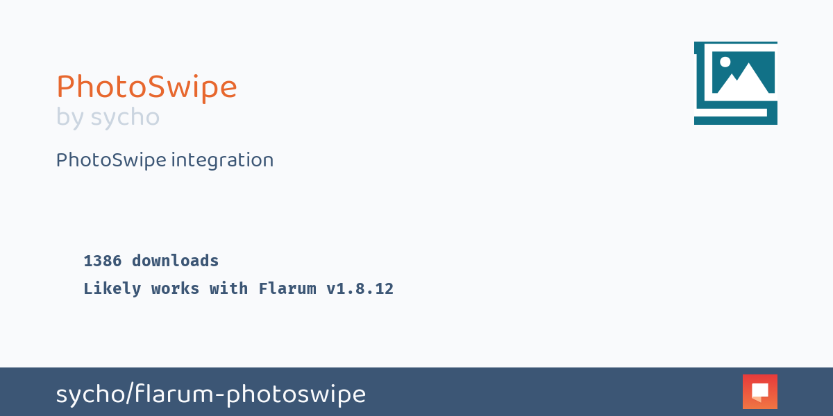 PhotoSwipe by sycho - Flarum