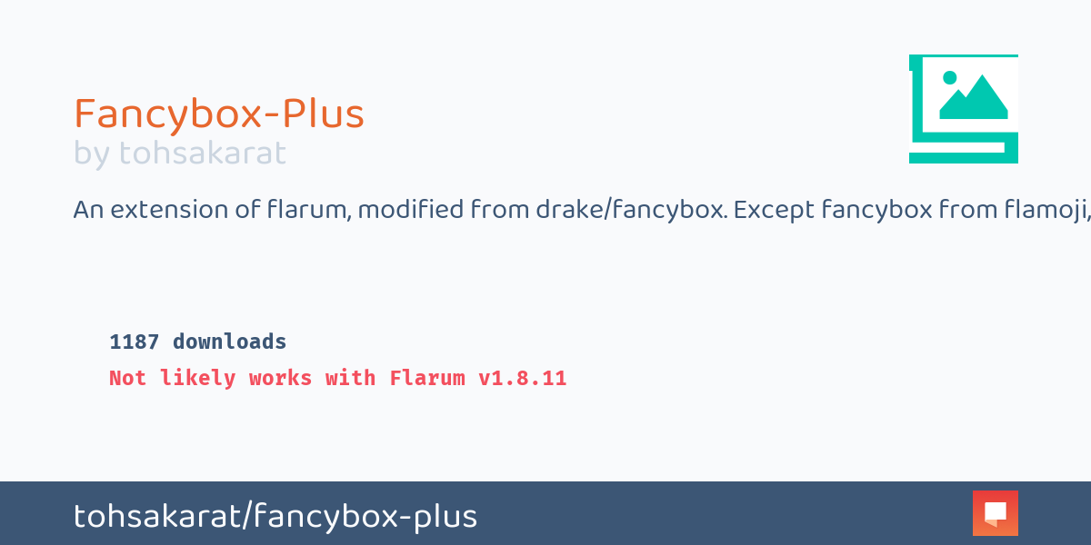 Fancybox-Plus by tohsakarat - Flarum