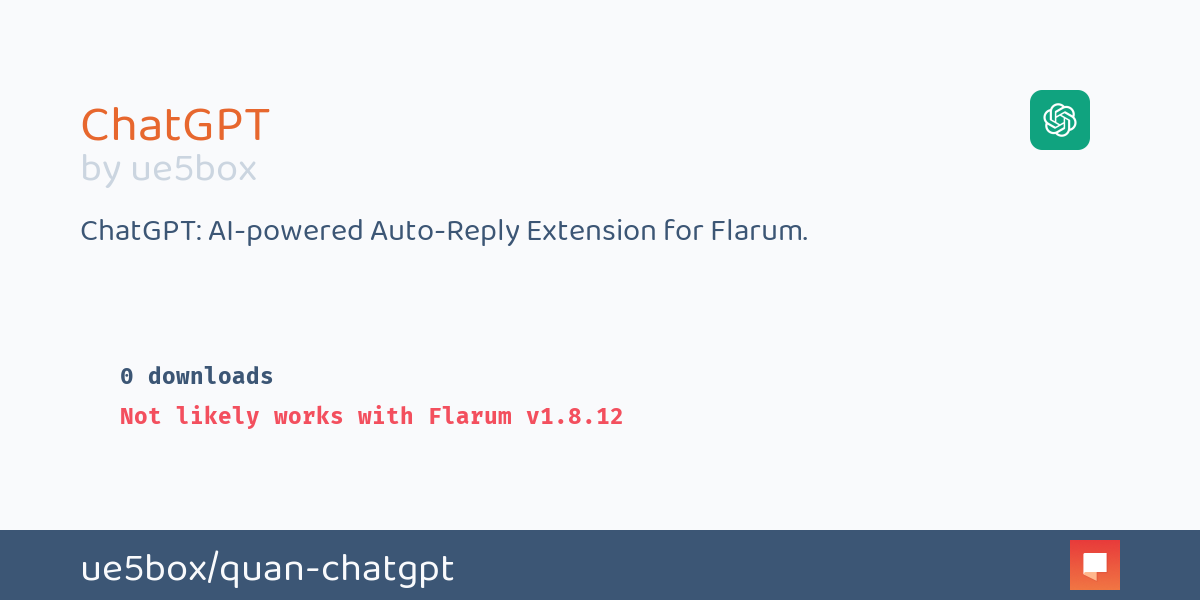 ChatGPT by ue5box - Flarum