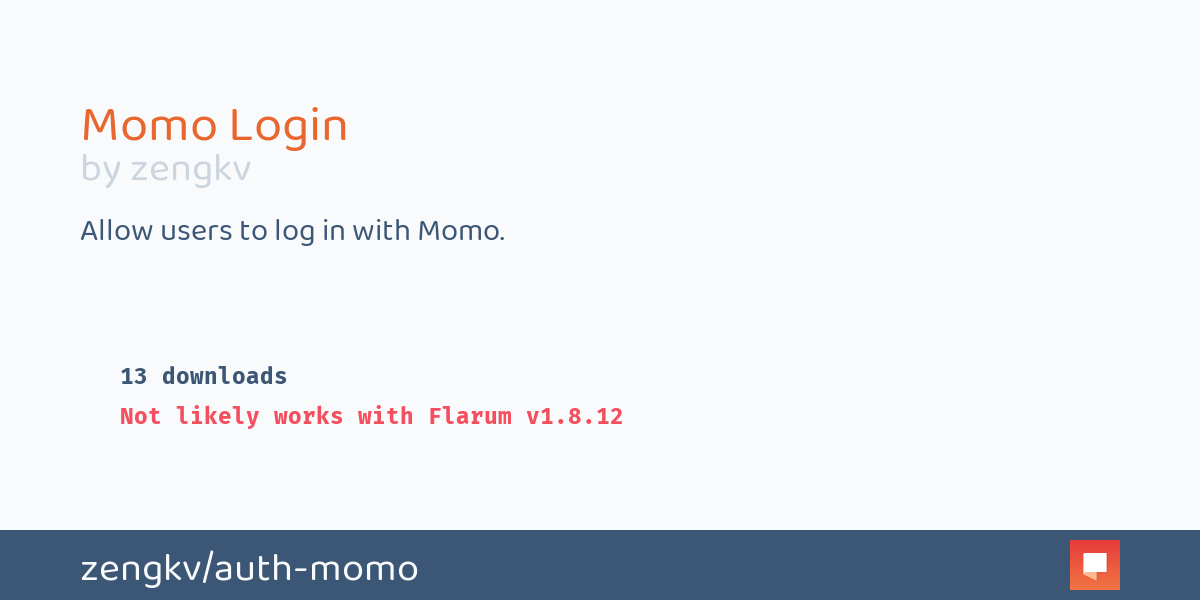 Momo Login by zengkv - Flarum